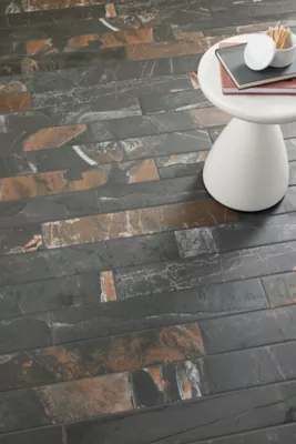Dark Brown Ceramic Floor Tile